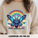 Mothman Png Cute Rainbow Mothman Png Instant Digital Download ...