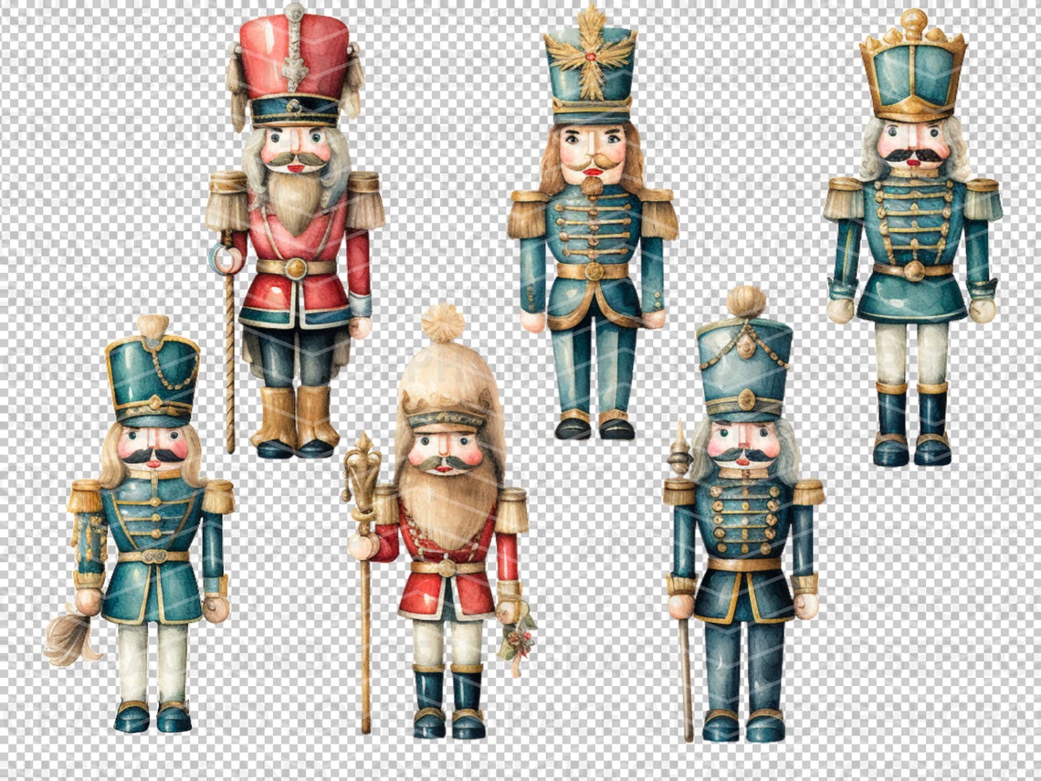 Nutcracker Clipart Royal Nutcracker Clipart Christmas Clipart - Etsy