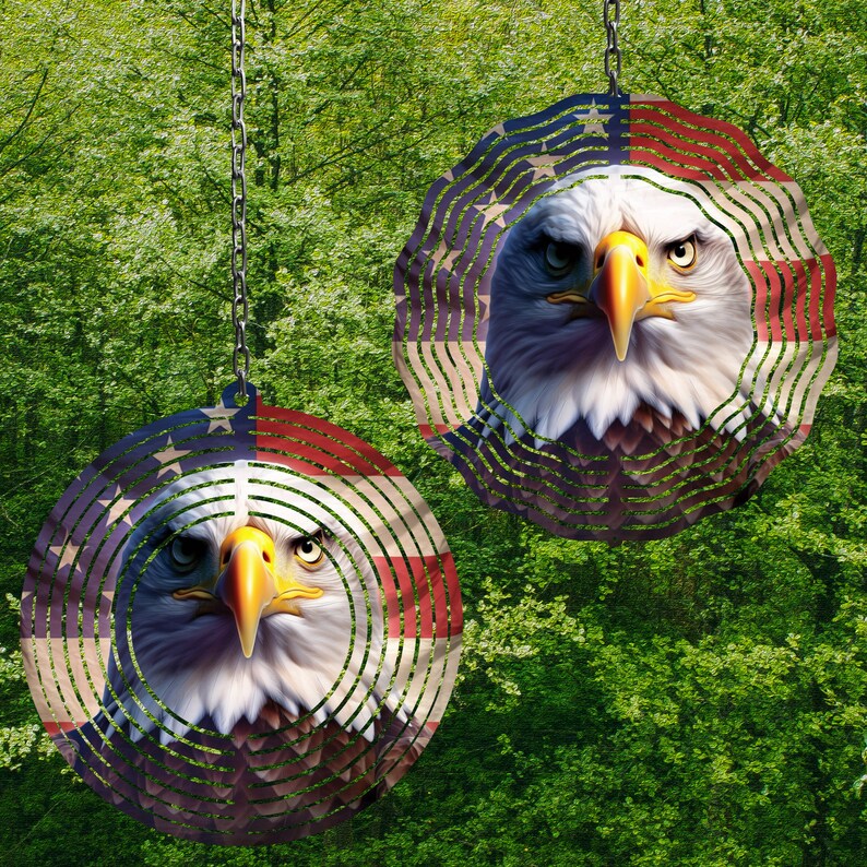 Bald Eagle Wind Spinner Wind Spinner Png Wind Spinner - Etsy