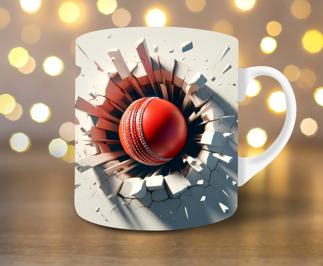 3D Cricket Hole in A Wall Mug Wrap 11oz Mug Wrap 15oz Mug Wrap Mug ...