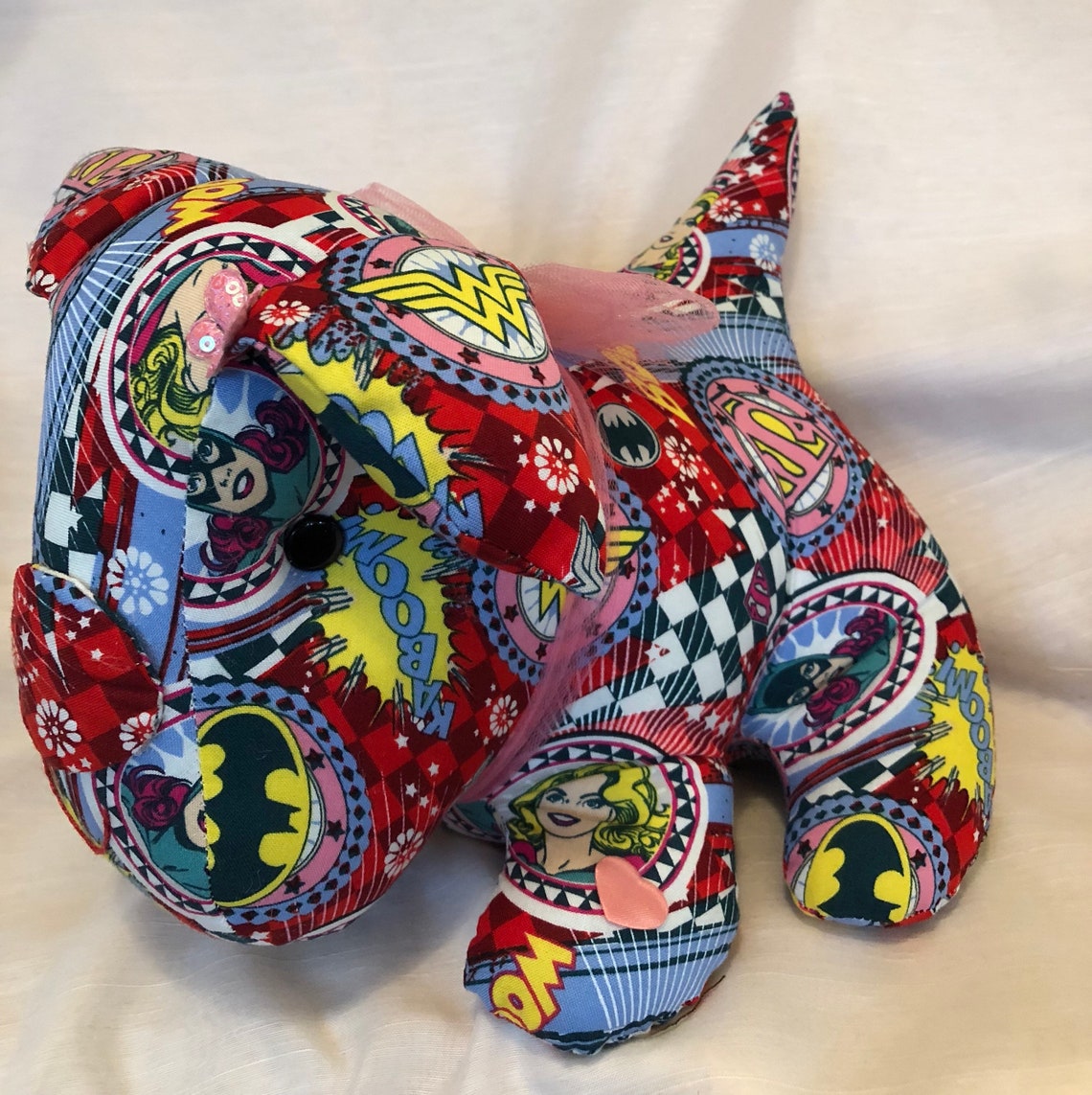 Handmade Stuffed Animal, Dog Lovers Gift, Decorative Pillow, Soft ...