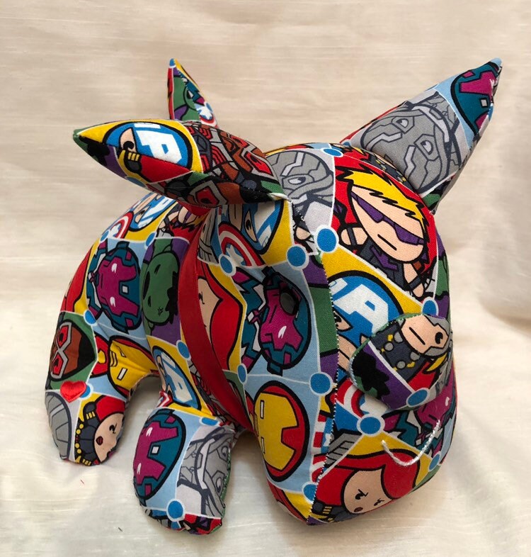 Super Puppy is a Hand Made Stuffed Animal, a Dog Lovers Gift, Great for ...