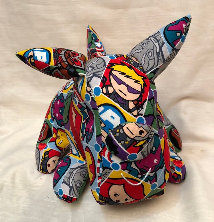 Super Puppy is a Hand Made Stuffed Animal, a Dog Lovers Gift, Great for ...