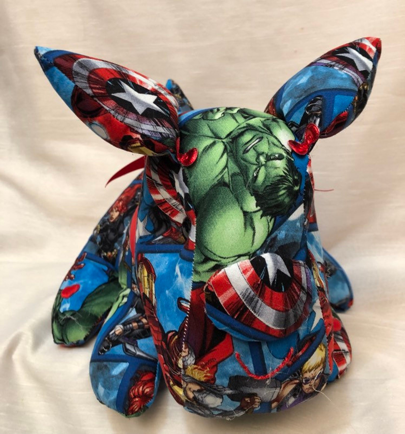 Super Puppy is a Hand Made Stuffed Animal, a Dog Lovers Gift, Great for ...