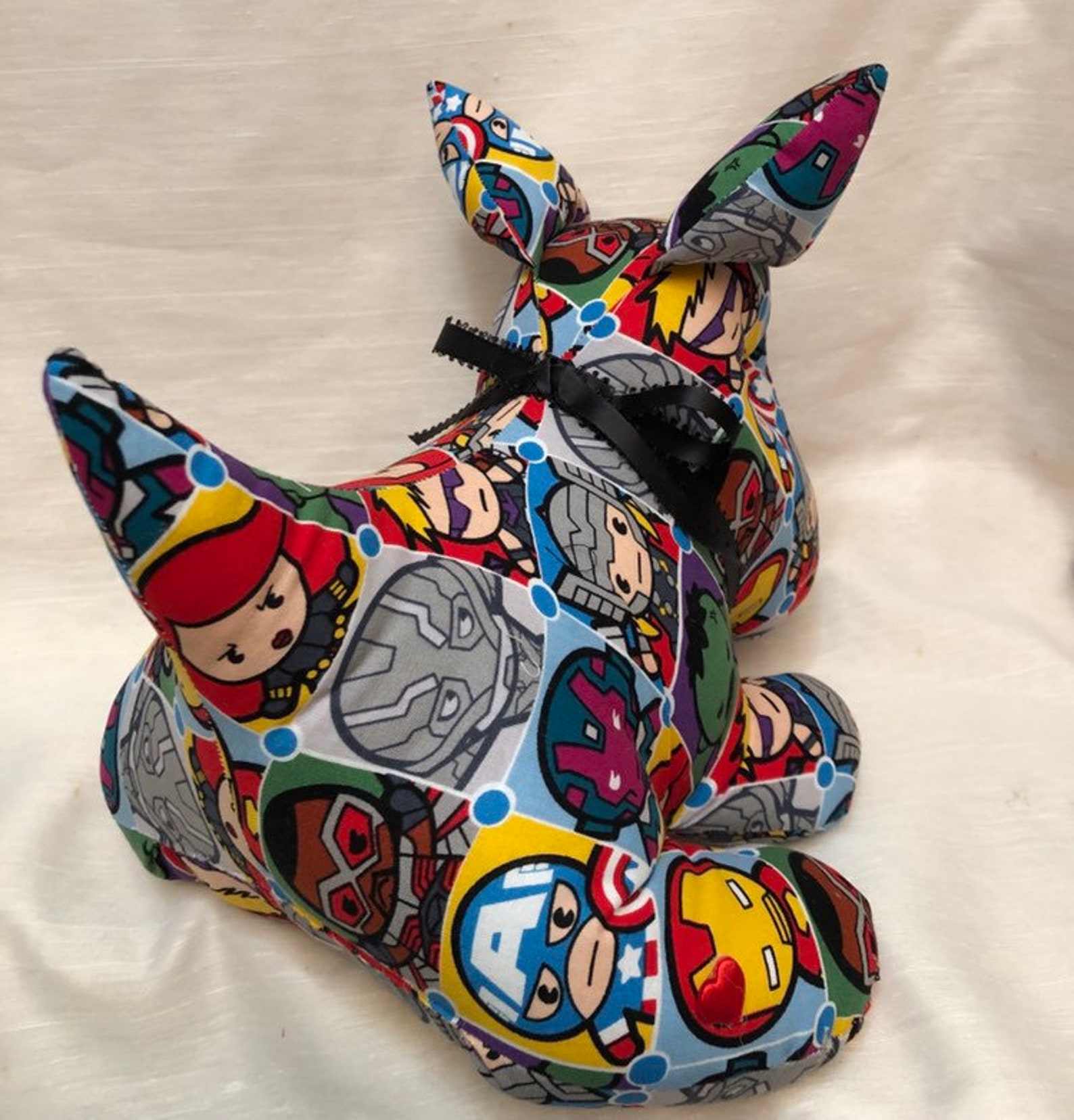 Super Puppy is a Hand Made Stuffed Animal, a Dog Lovers Gift, Great for ...