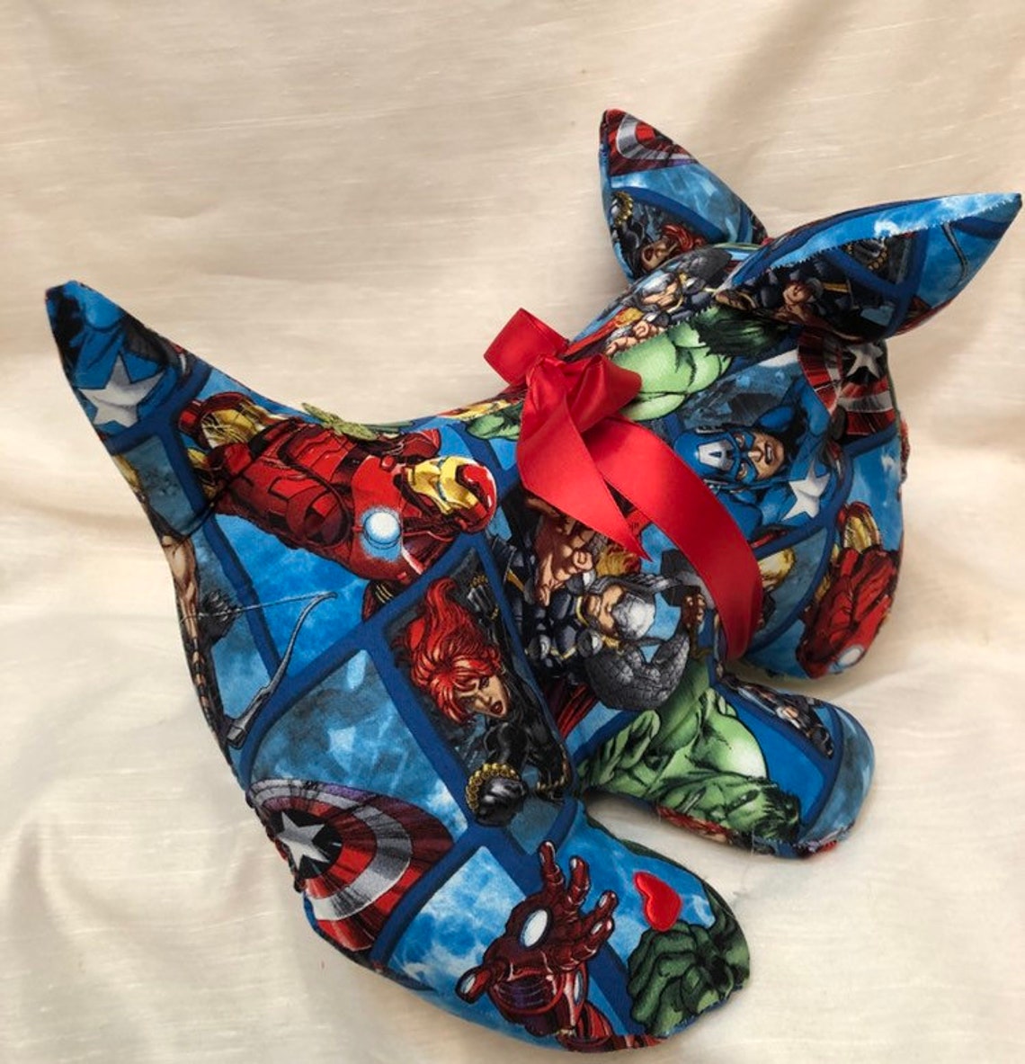 Super Puppy is a Hand Made Stuffed Animal, a Dog Lovers Gift, Great for ...
