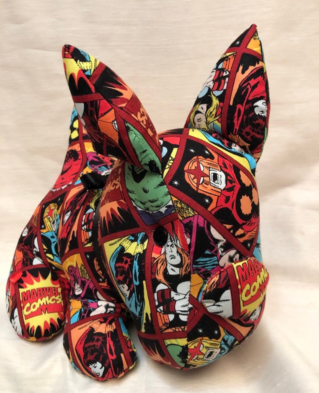 Super Puppy is a Hand Made Stuffed Animal, a Dog Lovers Gift, Great for ...