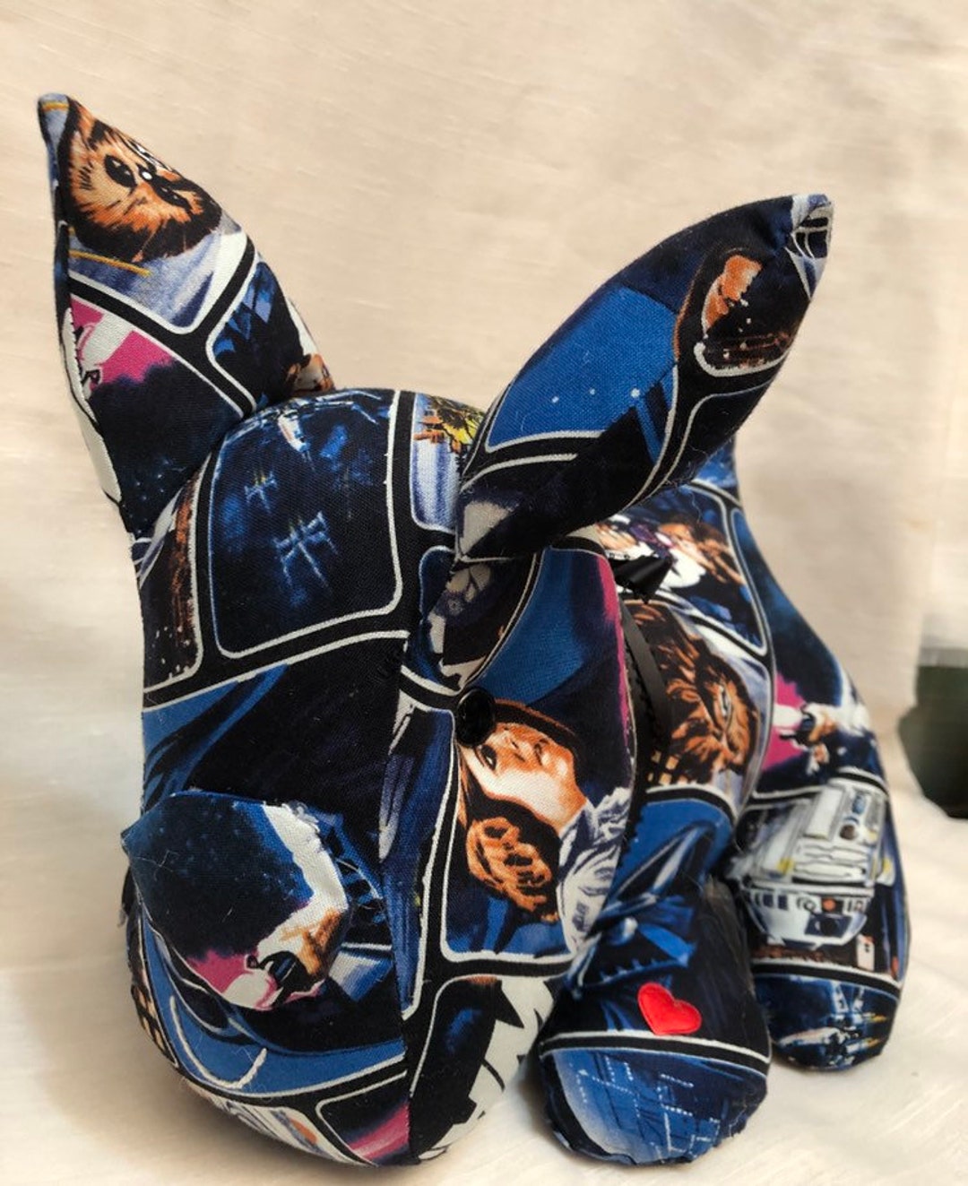 Super Puppy is a Hand Made Stuffed Animal, a Dog Lovers Gift, Great for ...