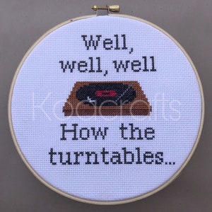 PATTERN*** the Office Cross Stitch Pattern, Well Well Well How the ...