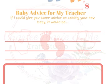 Baby Advice Book - Etsy