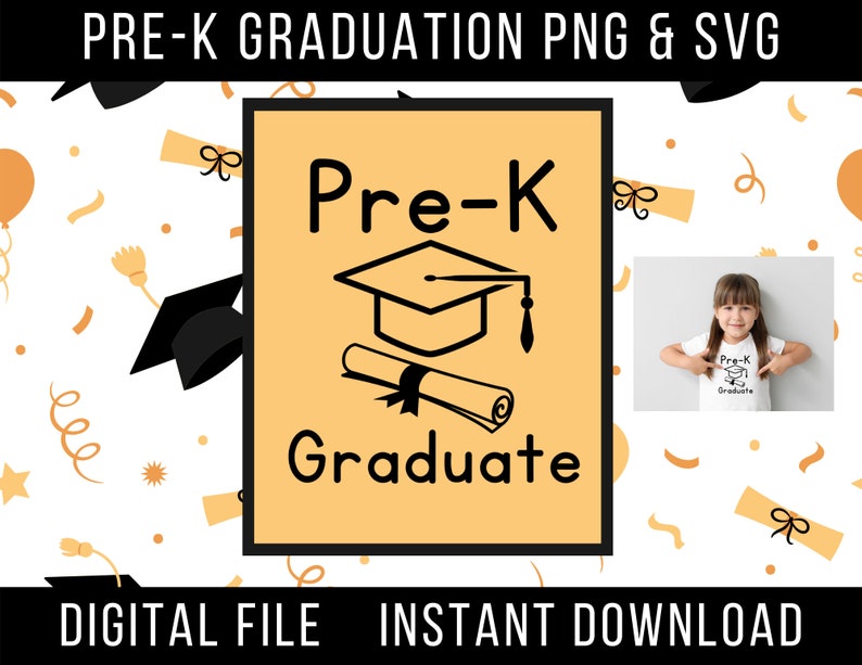 Pre-k Graduation Svg and Png Pre-k Graduate Svg Shirt for - Etsy