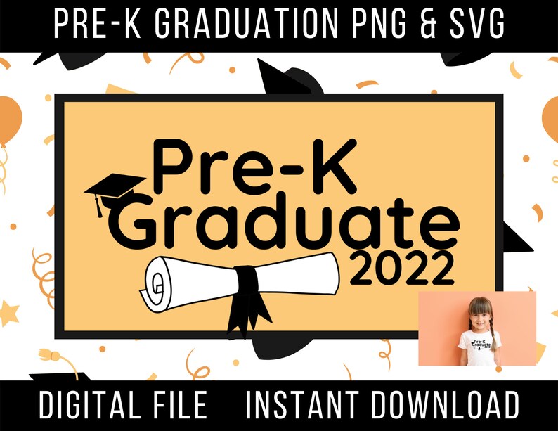 Pre-k Graduation Svg and Png, Pre-k Graduate Svg, Shirt for Pre-k ...