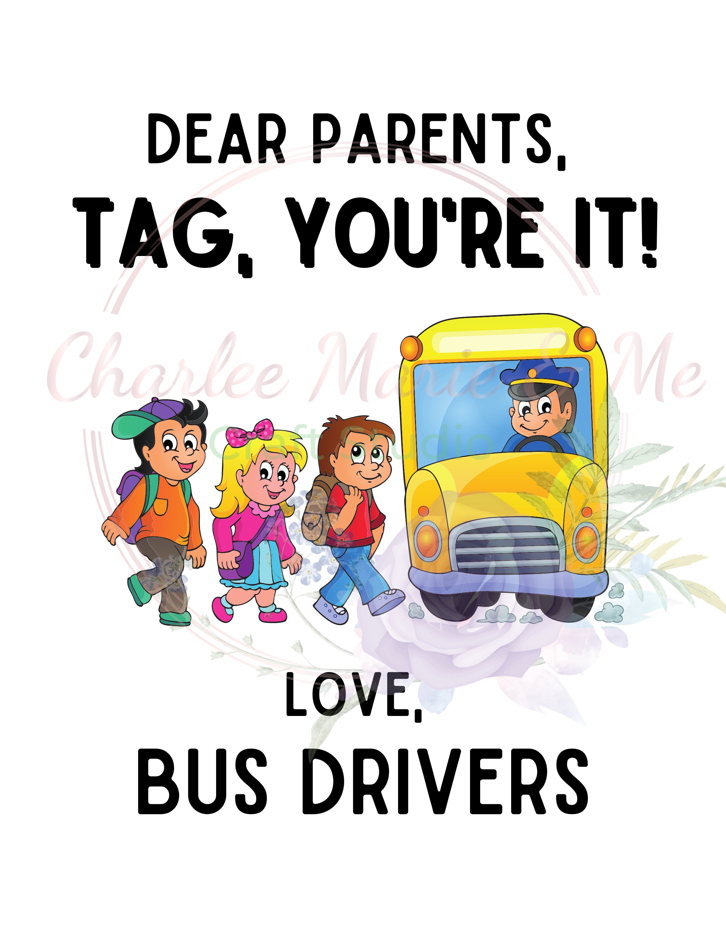 Three School Bus Driver Files! School Bus Driver Png, Tag You're It Bus ...