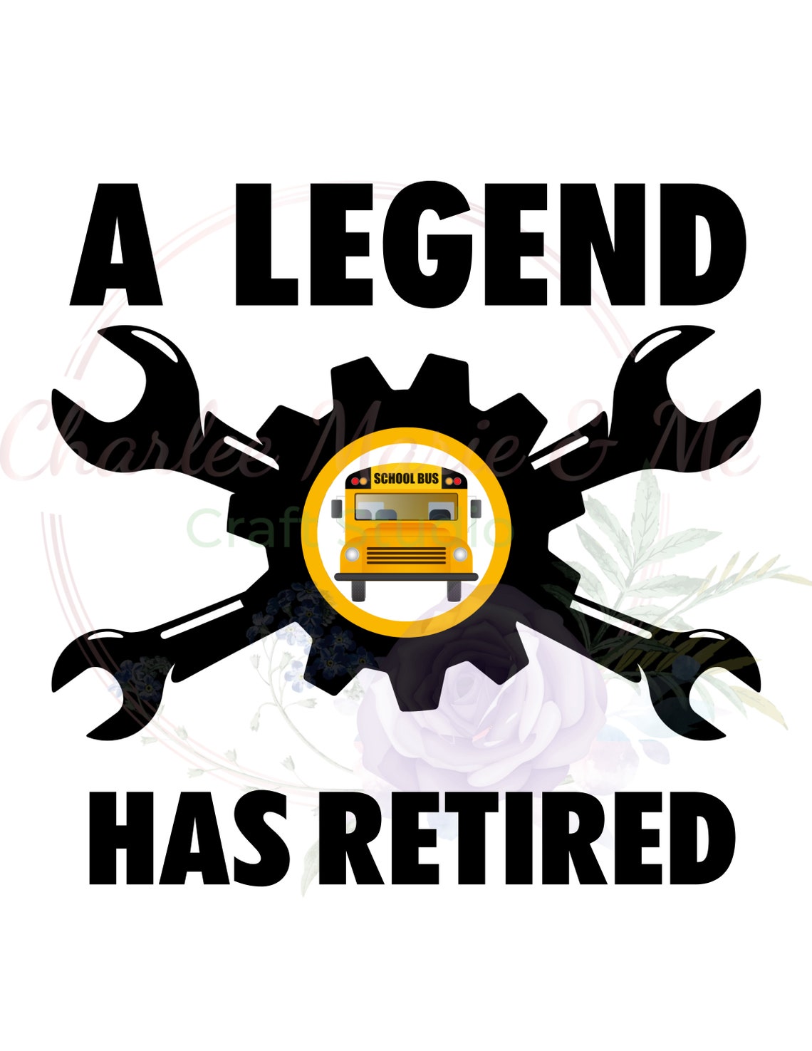 School Bus Driver Retirement PNG Bus Driver Appreciation - Etsy