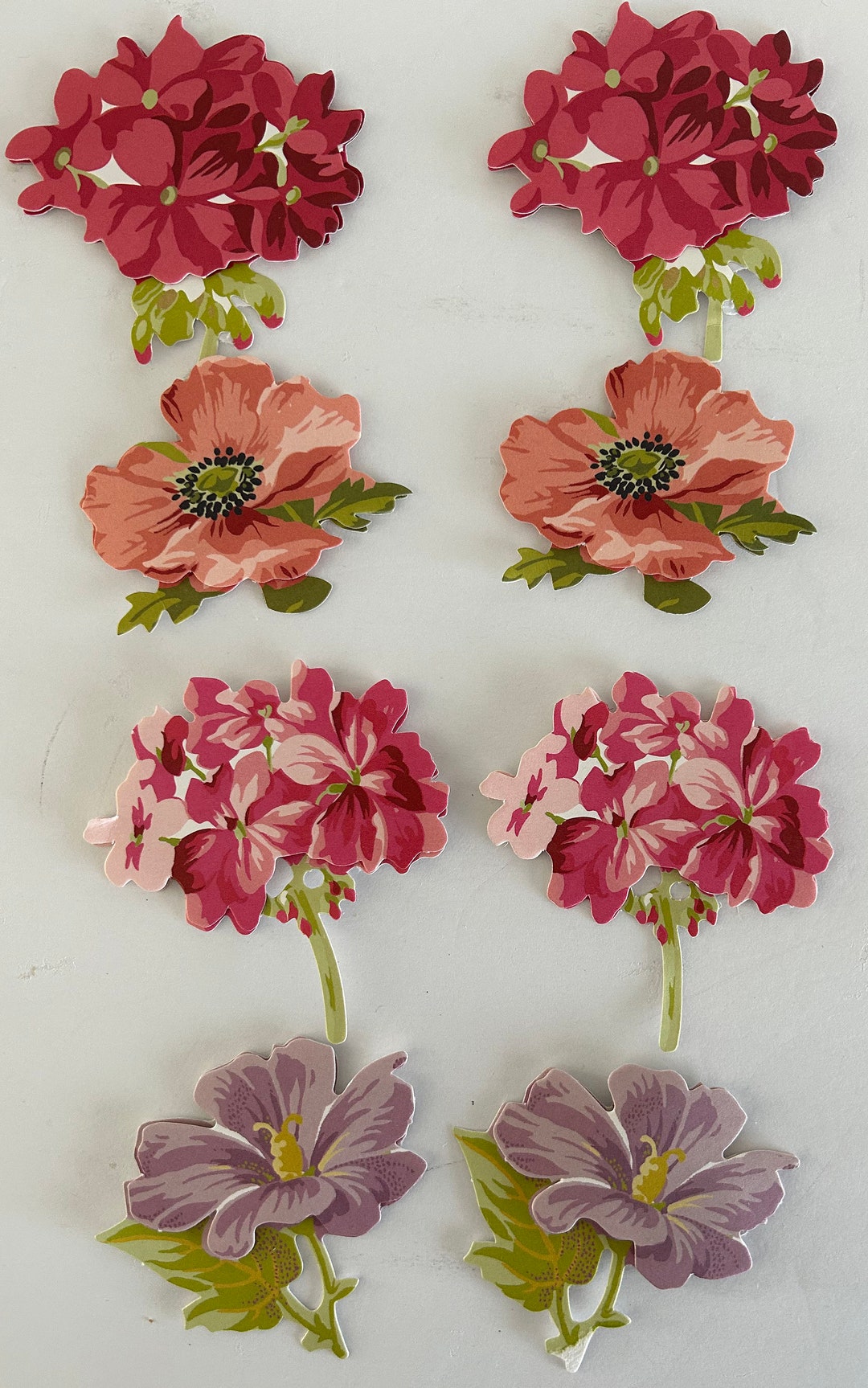 ANNA GRIFFIN 3D Flower Stickers for Card-making favorite Flowers ...