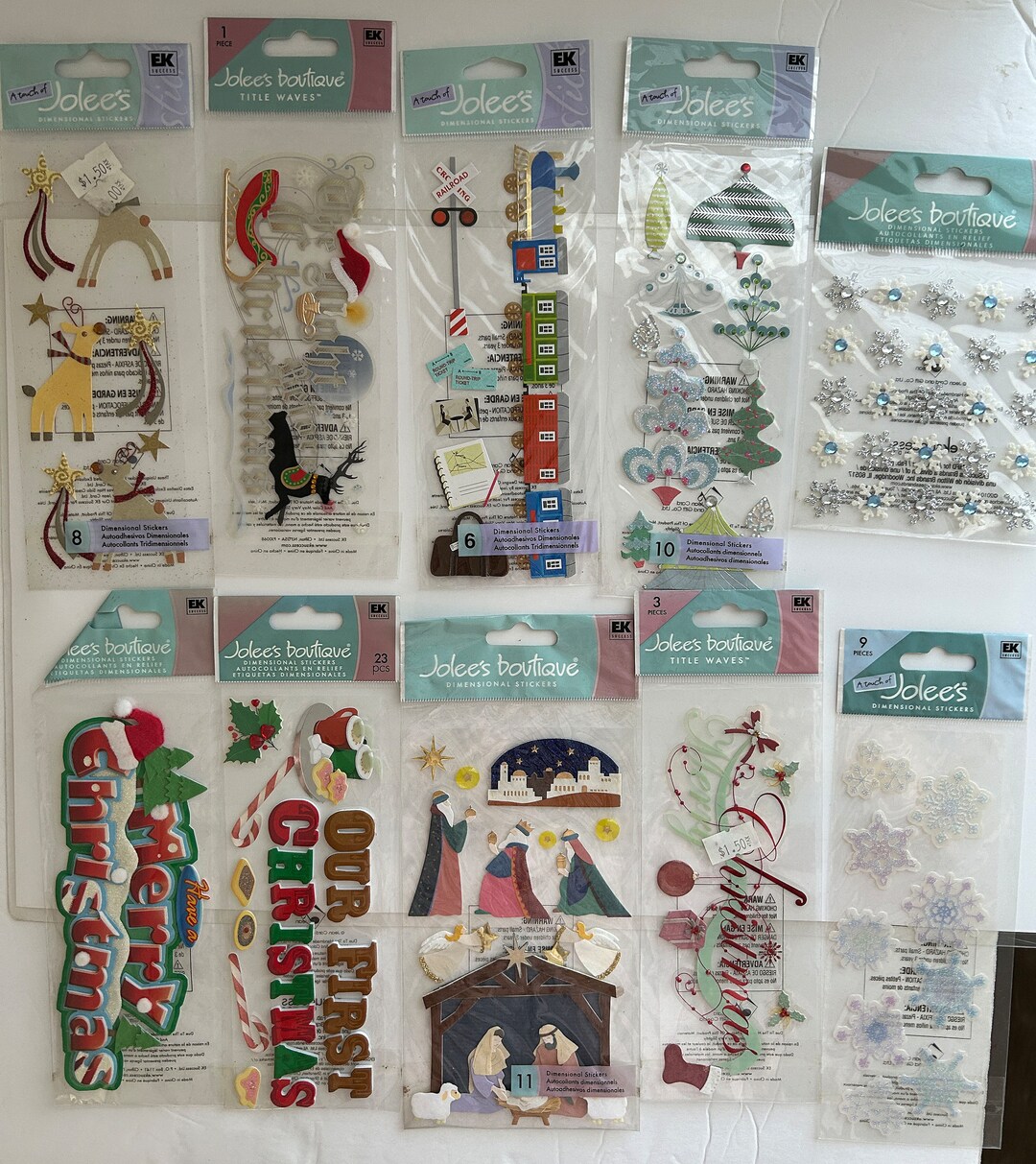 Jolee's Boutique Vintage Stickers Rare/ HTF NIP Card-making ...
