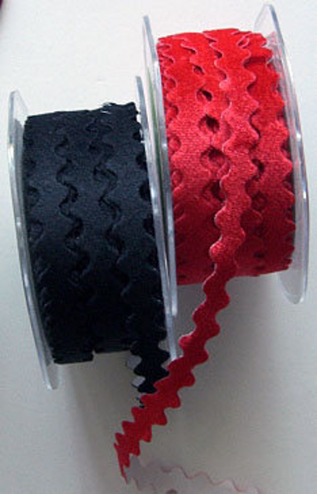 3/8" Adhesive Velvet Ric Rac Ribbon With Cut Sealed Edge in 2 Colors ...