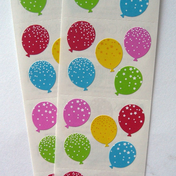 Balloon Stickers - Etsy