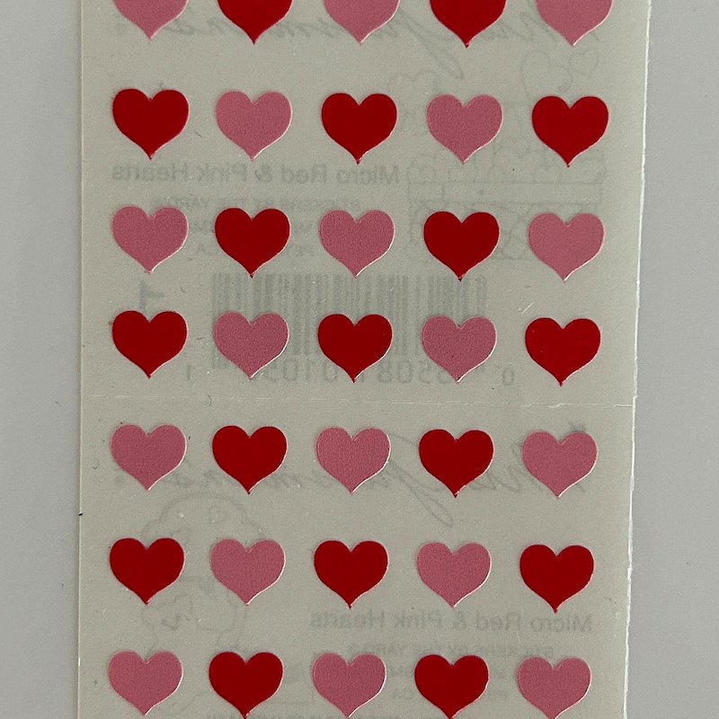 Small Heart Stickers - Etsy