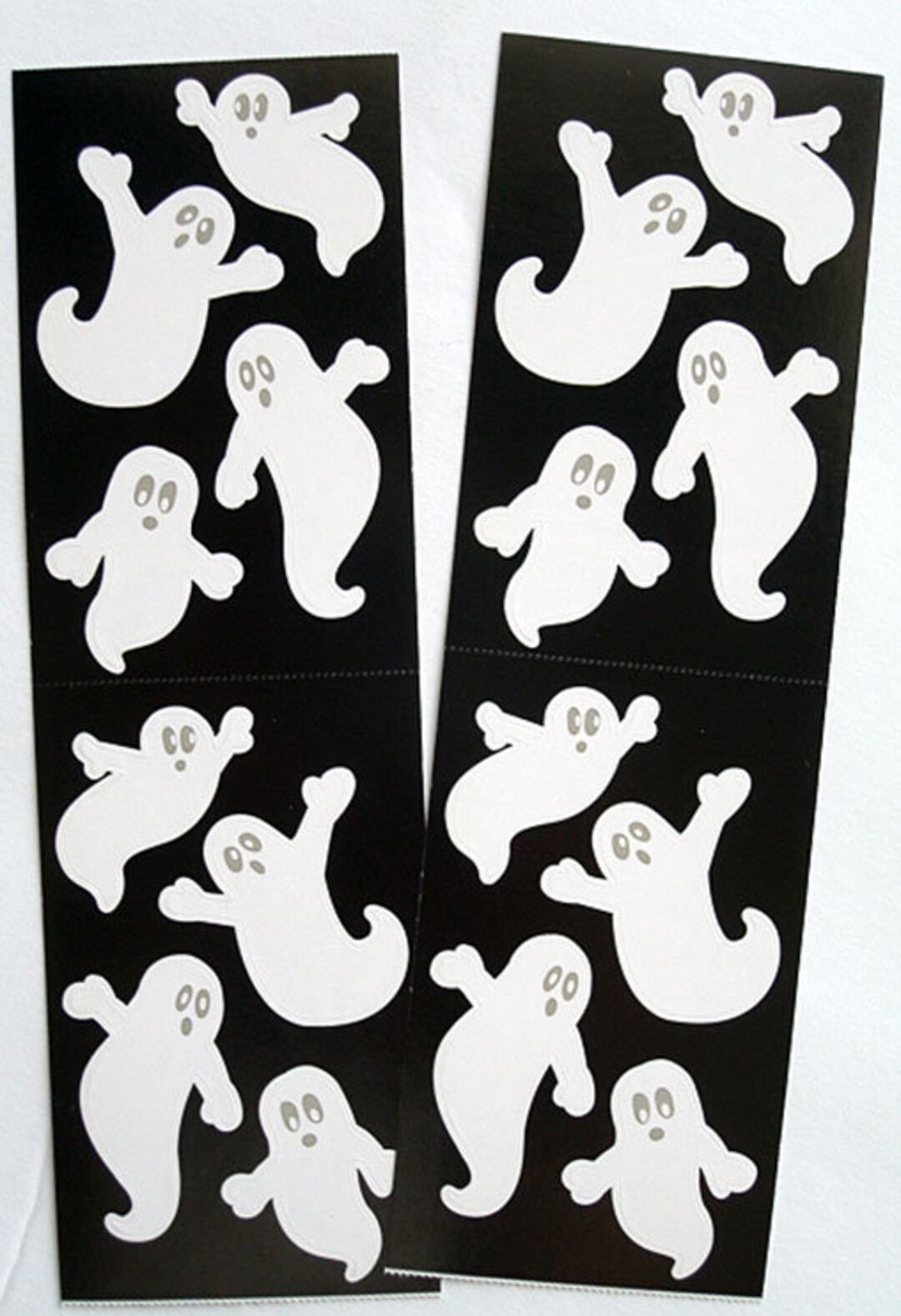 Halloween Stickers FUN Chubby Flying GHOSTS Lot of 2 Mrs. Grossmans for Scrapbooking and Parties ...
