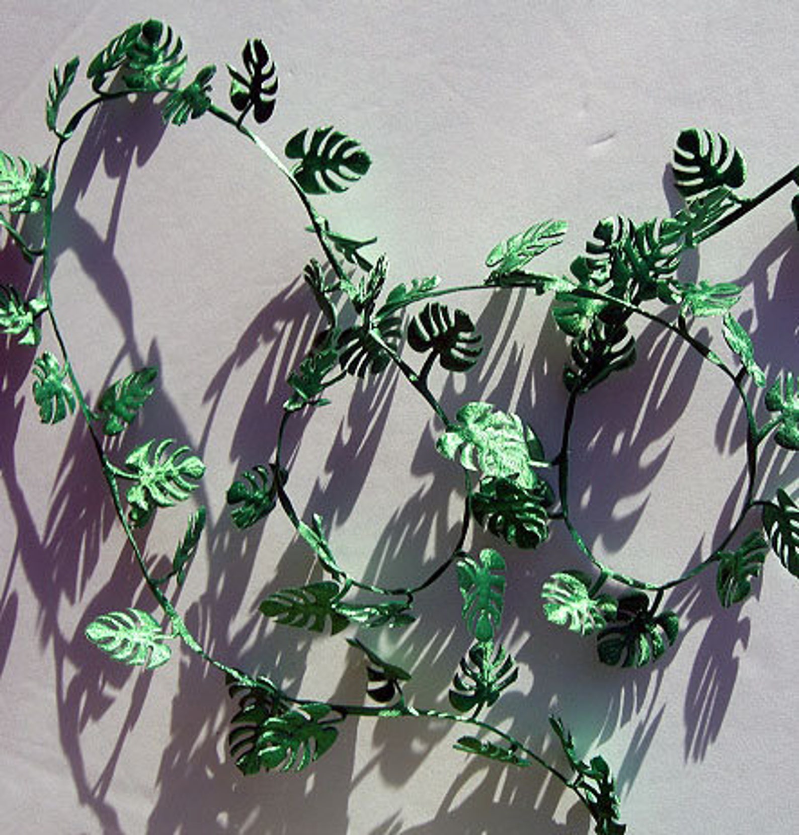 Green PALM Leaf Trim Ribbon / Tropical Palm Leaves Accent | Etsy