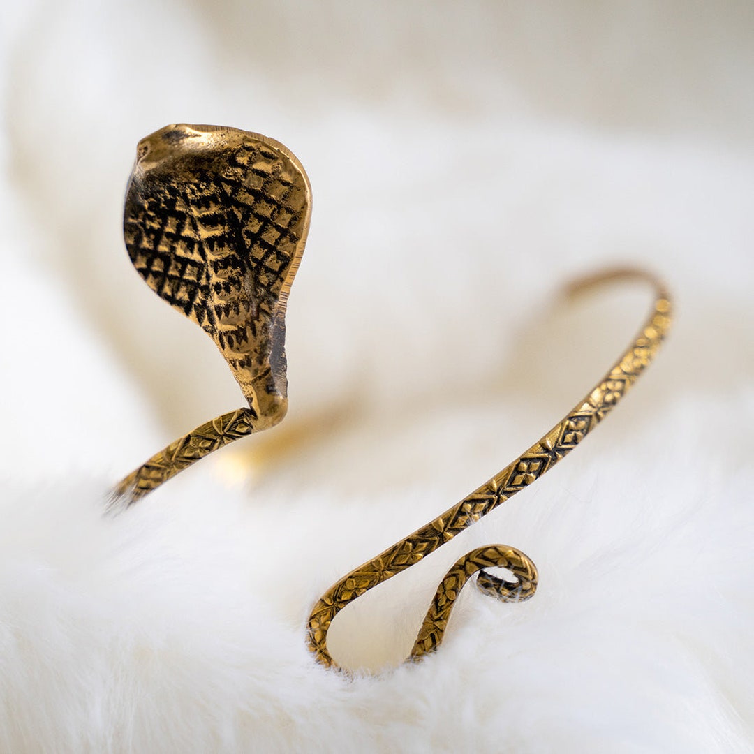 Gold Snake Armlet, Silver Snake Armlet, Cobra Armlet, Arm Jewellery ...