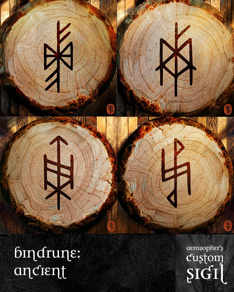 Custom Sigil Tattoo (personalized, Protection, Seal, Bindrune, Sigil ...