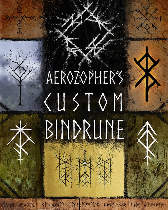 Your Custom Bindrune personalized Sigil Magick Talisman - Etsy