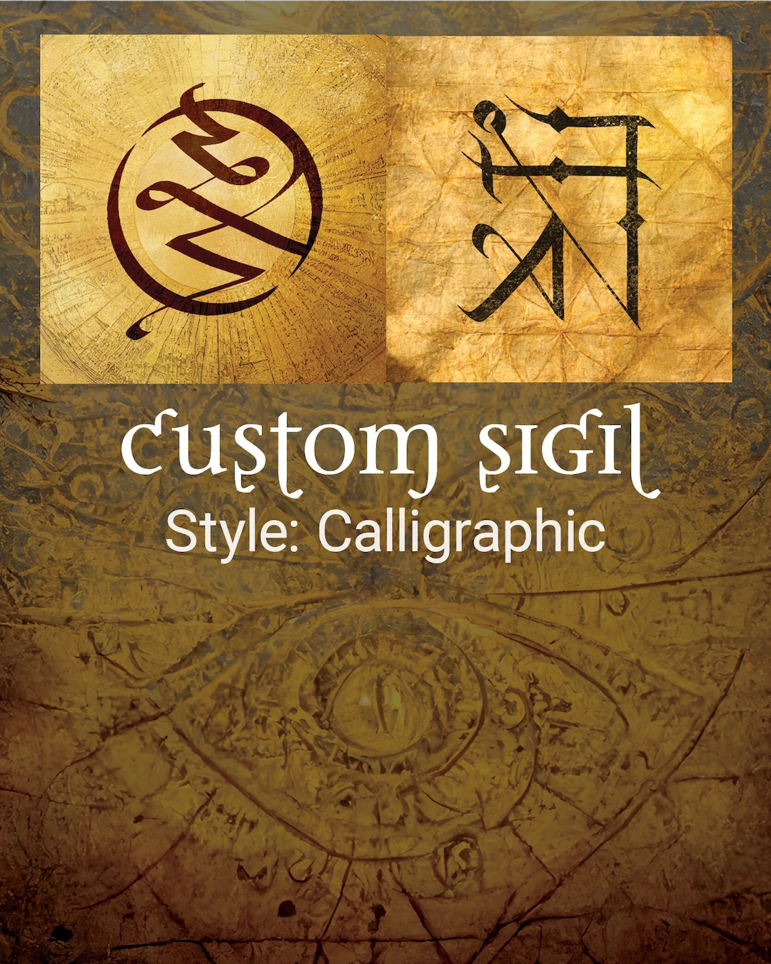 Your Custom Sigil (personalized, Calligraphy, Spiritual, Sigil, Magick ...