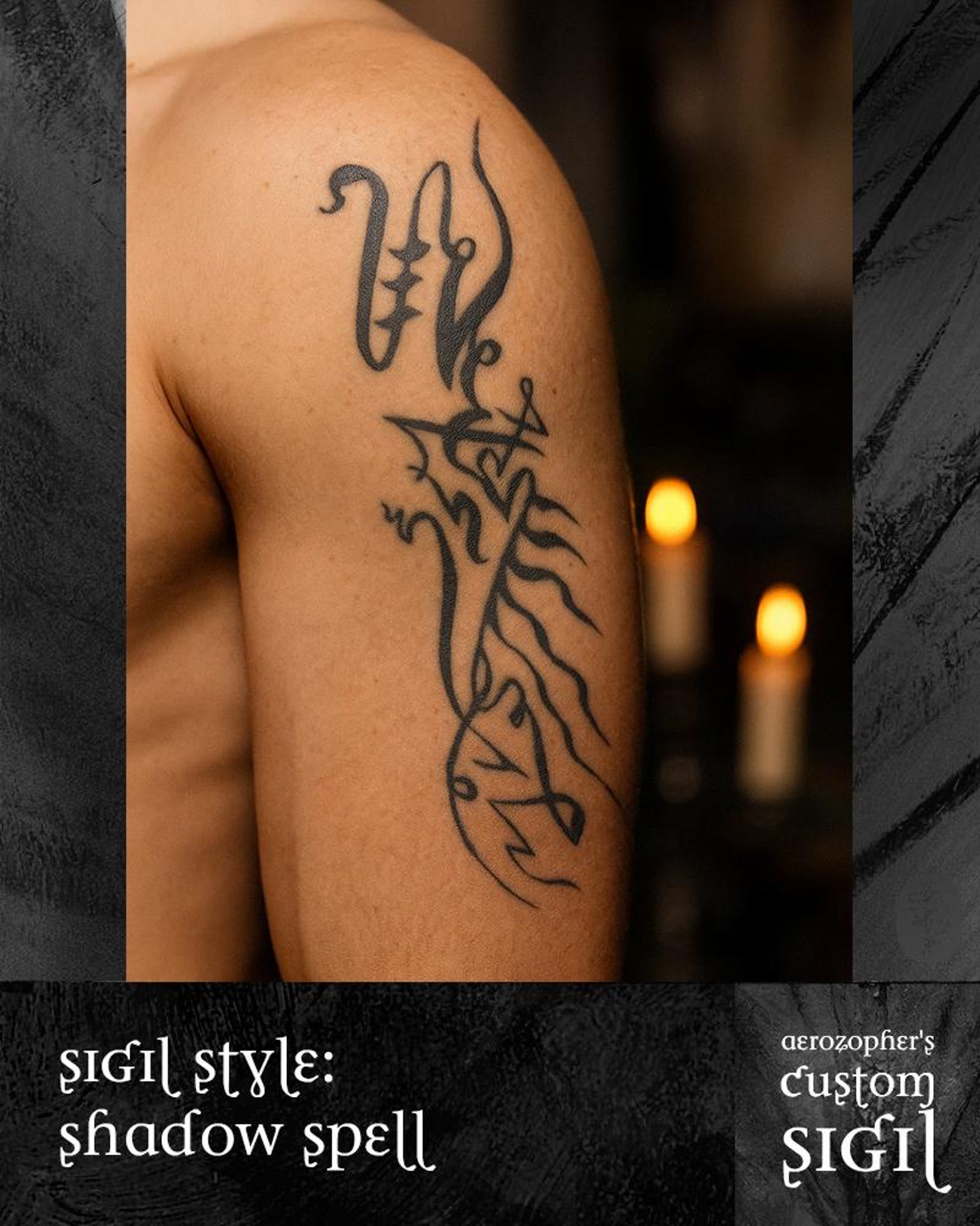 Custom Sigil Tattoo (personalized, Protection, Seal, Bindrune, Sigil ...