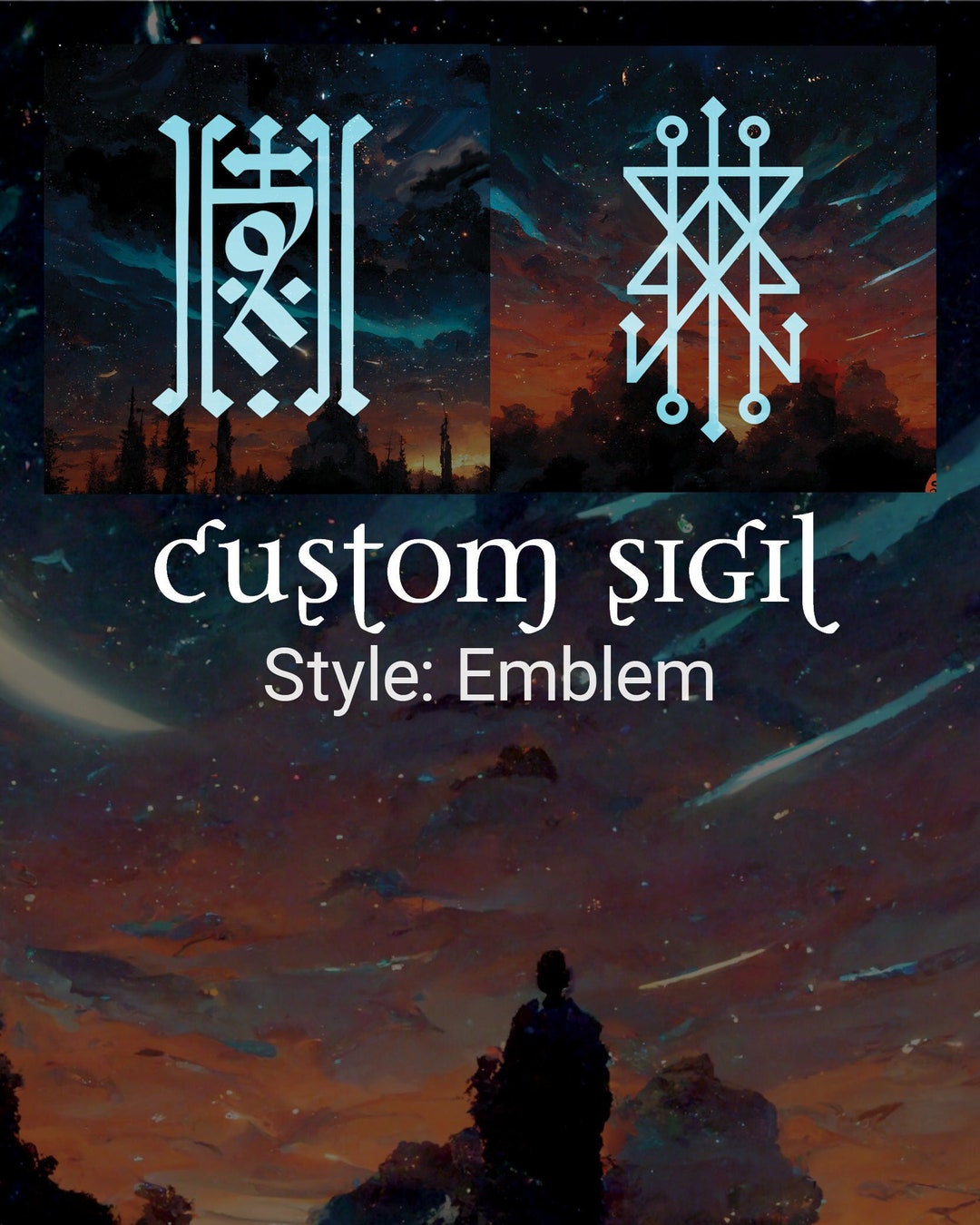 Your Custom Sigil (personalized Crest, Emblem, Occult, Spiritual, Logo ...