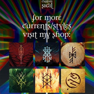 Your Custom Sigil (personalized, Calligraphy, Spiritual, Sigil, Magick ...