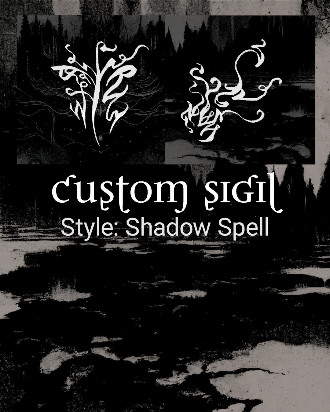 Your Custom Sigil (personalized, Occult, Spiritual, Dark Sigil, Spell ...