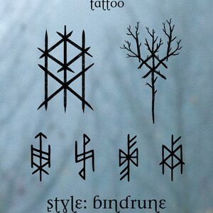 Custom Sigil Tattoo personalized, Protection, Seal, Bindrune, Sigil ...
