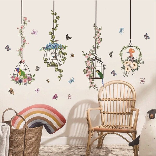 Bird Wall Decals - Etsy