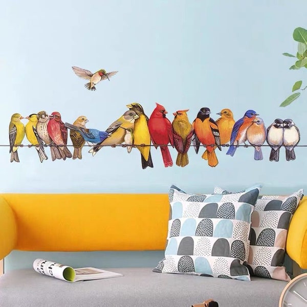 Bird Wall Decal - Etsy