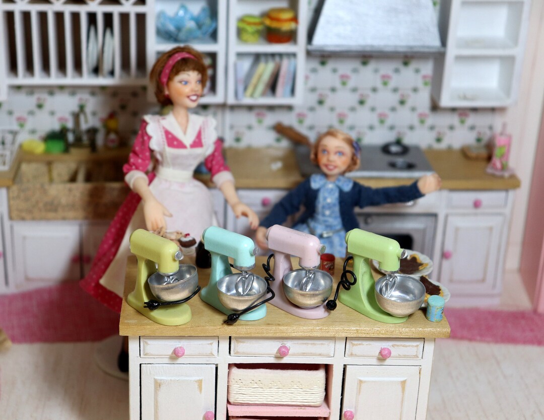 Dollhouse Miniature Kitchenaid Mixer, Kitchenware Supplies - Etsy