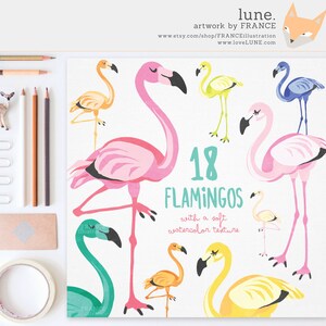 Summer Tropical Clipart BIG BUNDLE! Beach Digital Papers - Watercolor ...