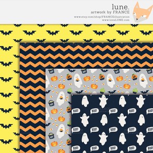 3 FOR 2. Halloween Digital Paper. Cute Kids Party Invitation Designs ...