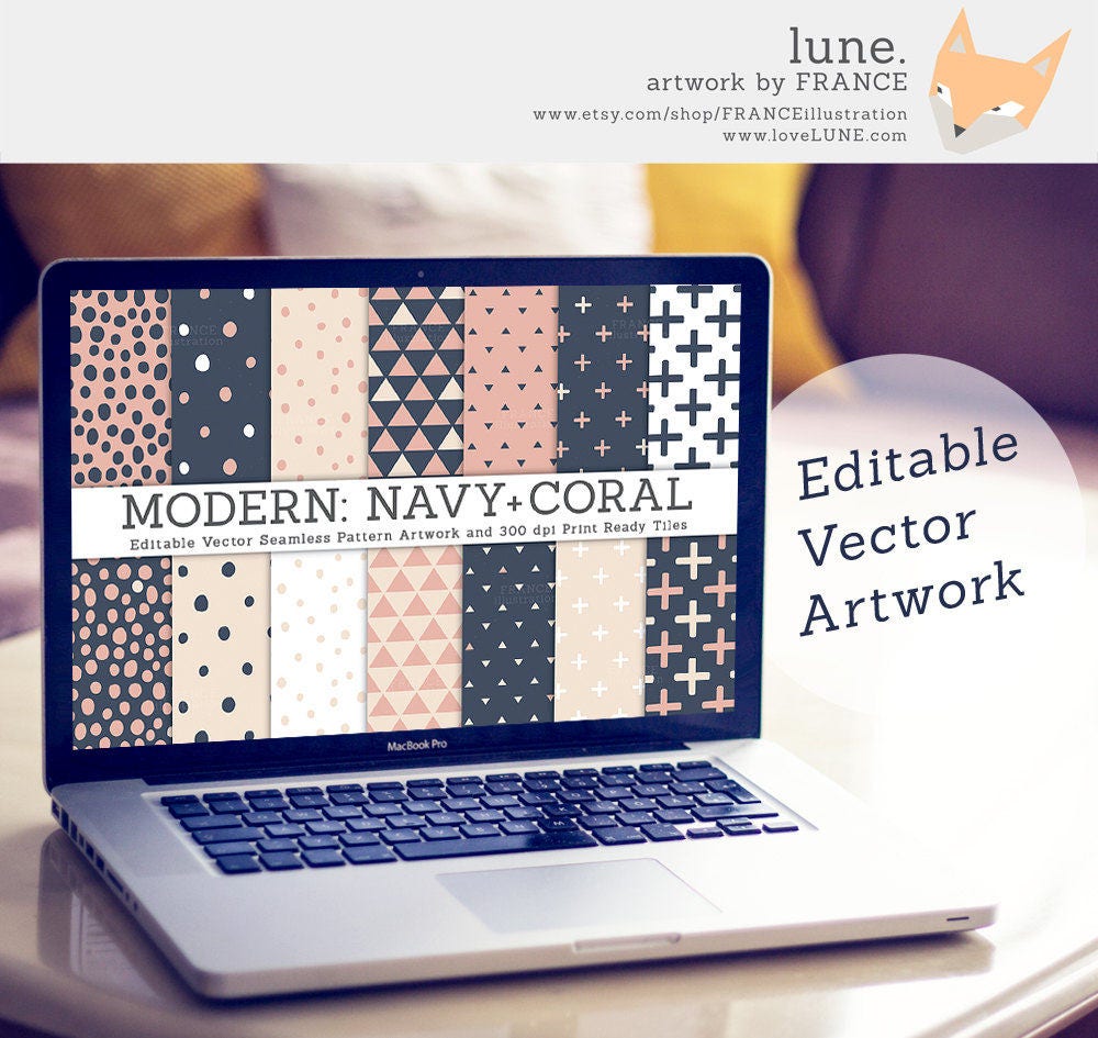 Modern Geometric Digital Paper BIG BUNDLE 9 Sets includes | Etsy