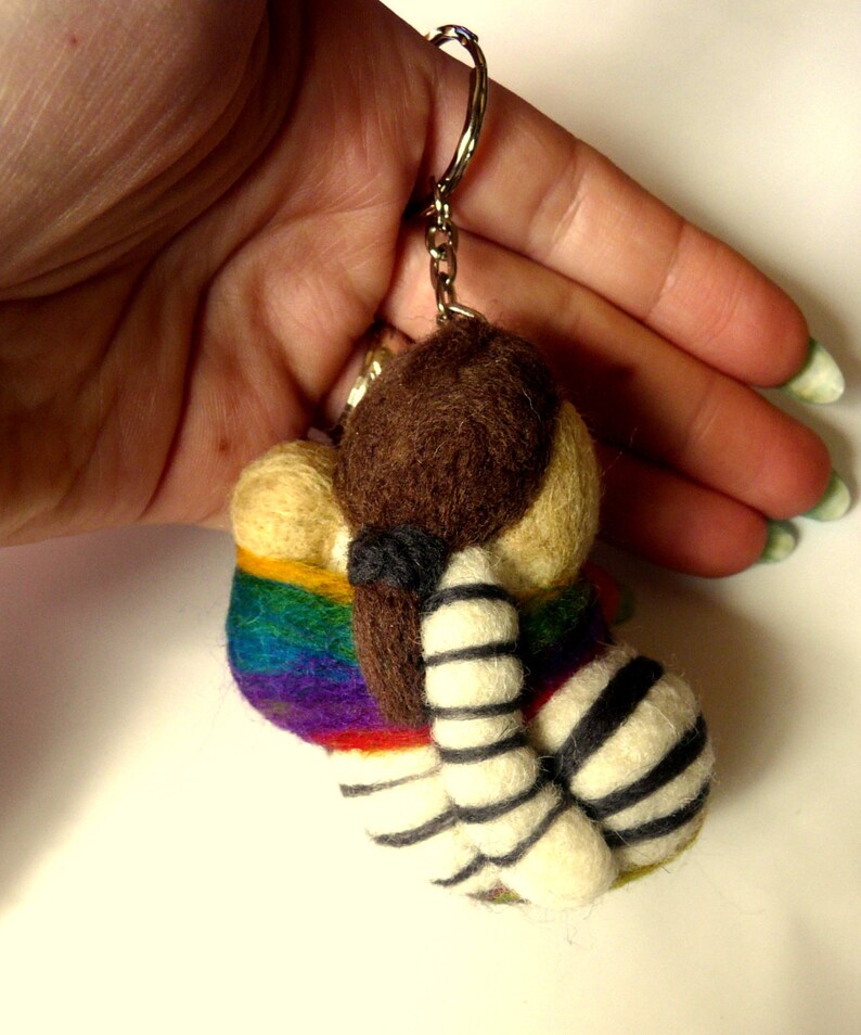 Babywearing/ Needle Felted Key Rings/ Made to Order/ Attachment ...