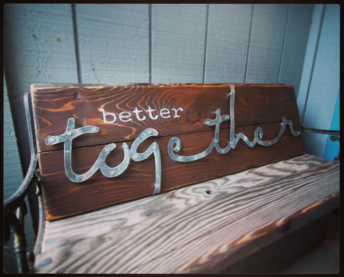 Better Together Sign Extra Large | Etsy