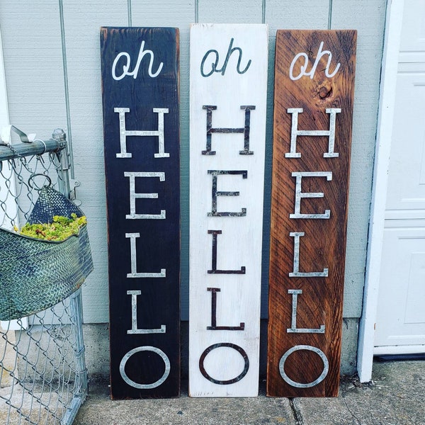Oh Hello Sign - Etsy