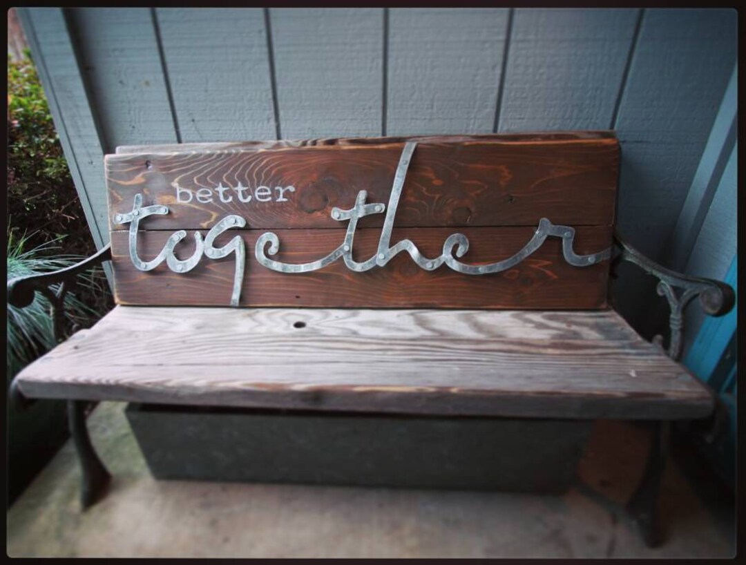 Better Together Sign Extra Large - Etsy