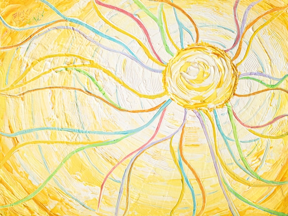 Abstract Sun Drawing
