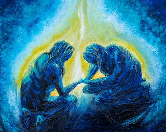 Each Other Painting - Etsy