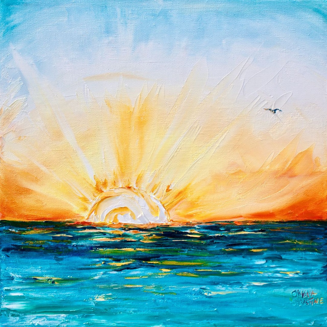 Sunrise Art Print, Sunset Wall Art, Reflection of Memories, Beyond the ...