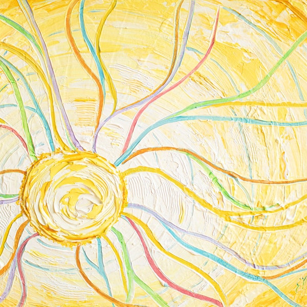 Sunshine Painting - Etsy