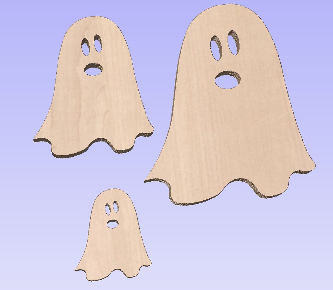 Cute Ghost Cutout Digital File - Etsy
