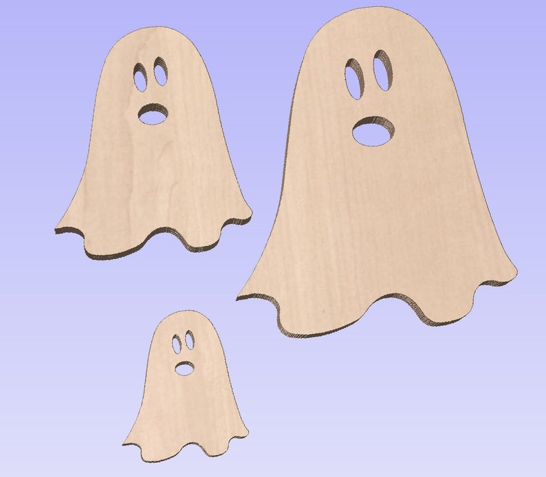 Cute Ghost Cutout Digital File - Etsy